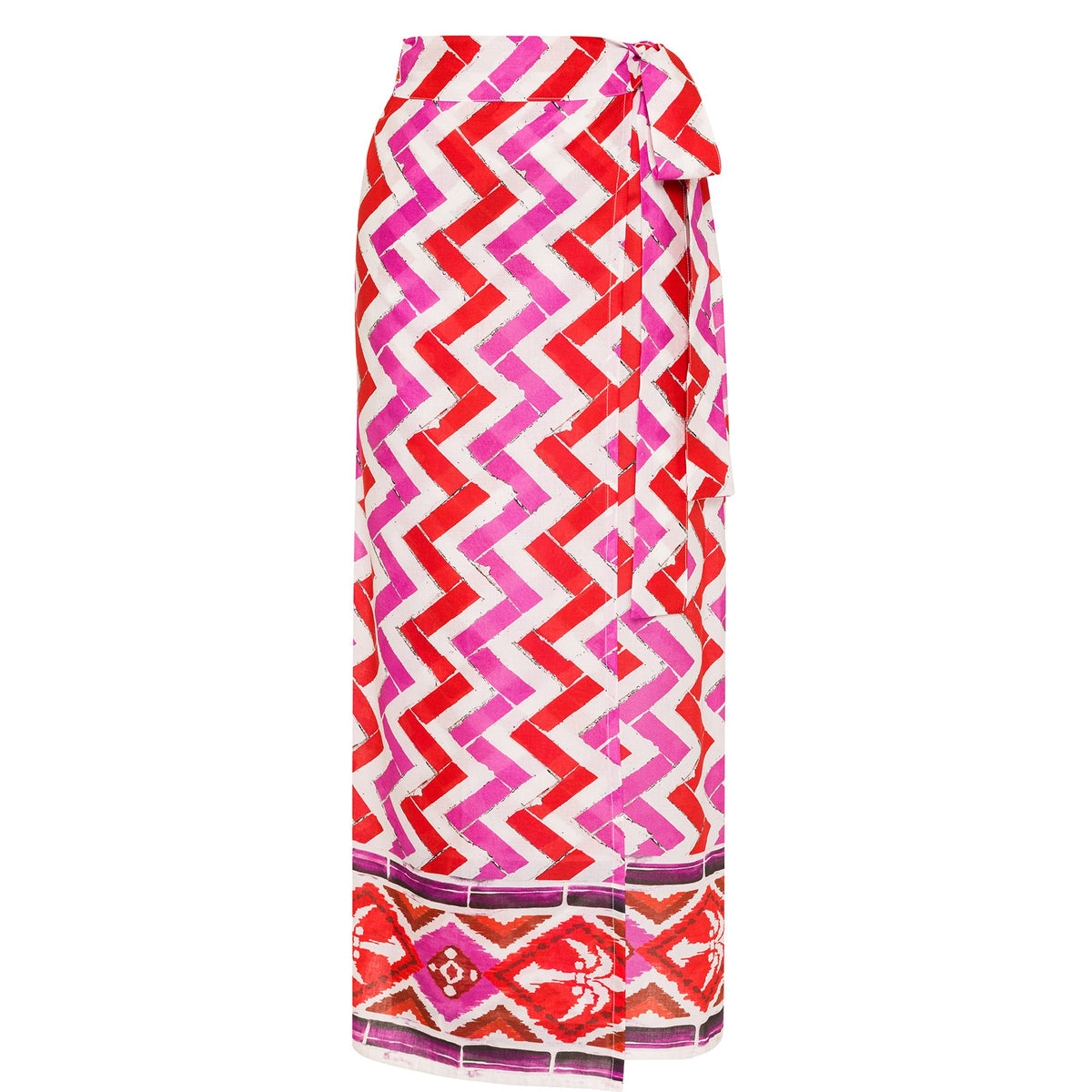 Sea Wrap Pareo Chevron Coral Purple – Nefes İstanbul